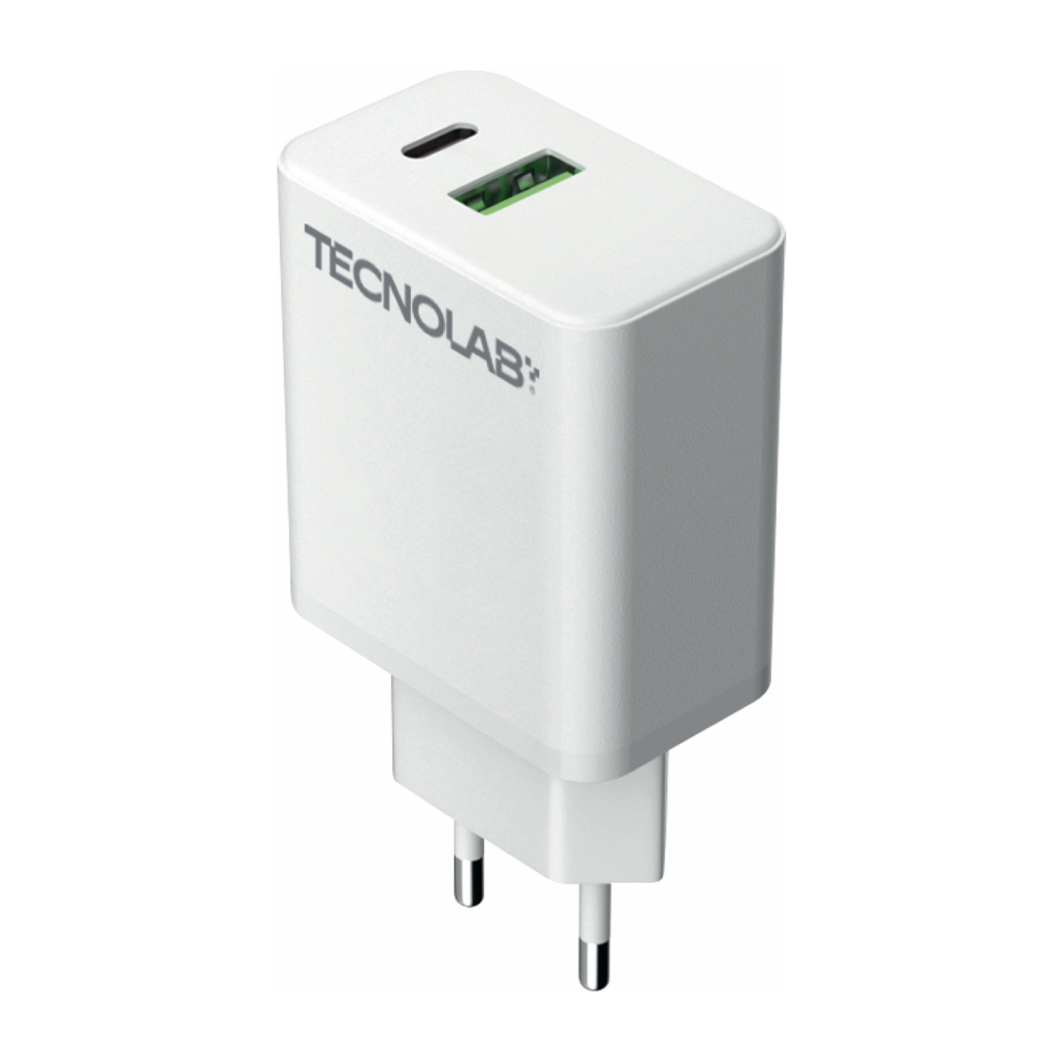 CARGADOR TECNOLAB GaN QC 3.0 + PD 65W CON CABLE TIPO C A C ...