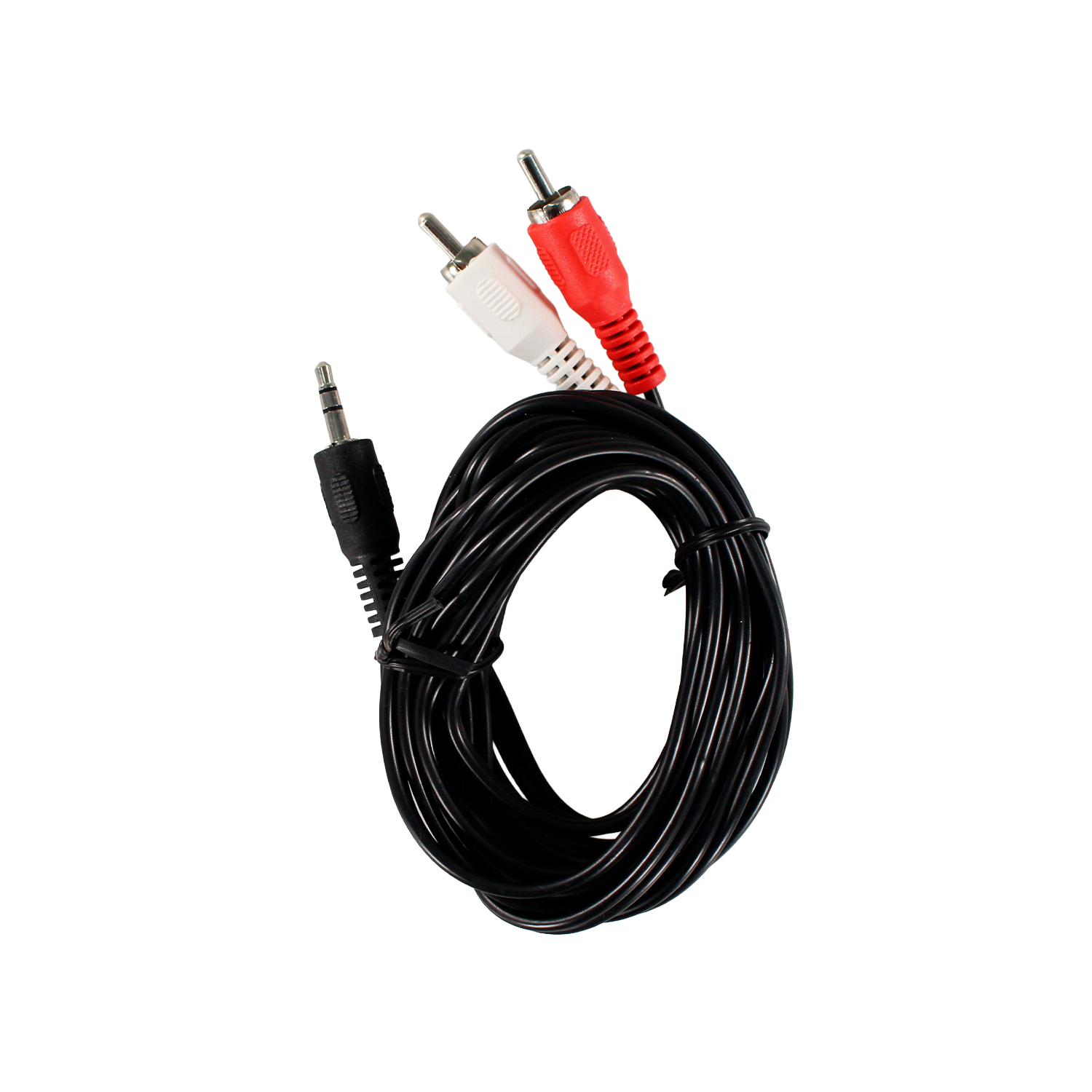 CABLE TECNOLAB PLUG 3.5MM A RCA DE 3 METROS - Pacific Color