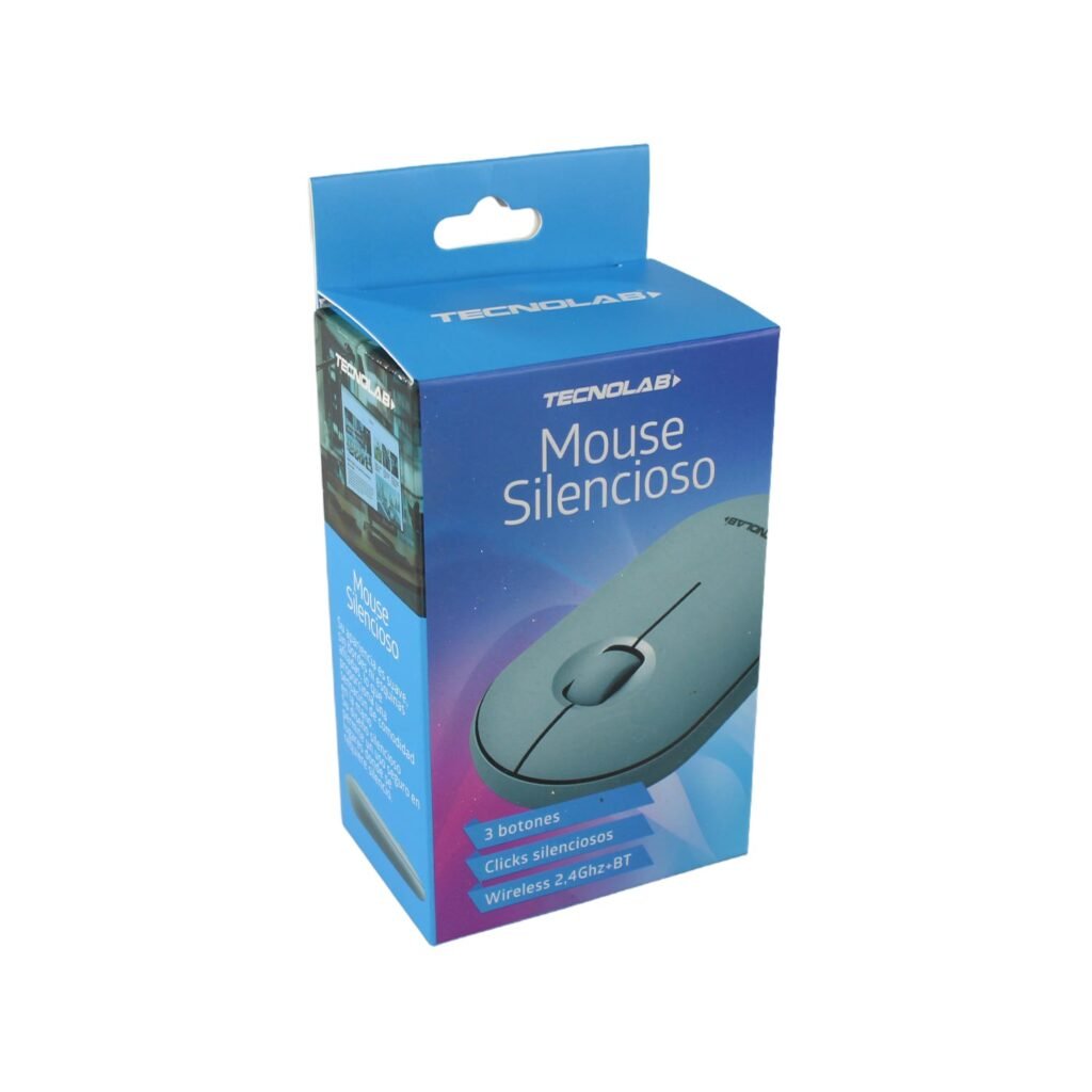 Mouse Silencioso Tecnolab BT Blue - Importadora Pacific Color S.A.